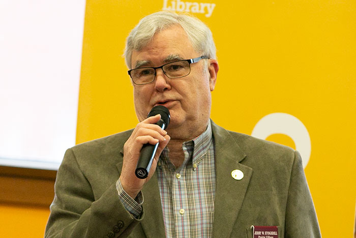 Rep. Jerry Stogsdill with the 'lowlights' of this year in Topeka