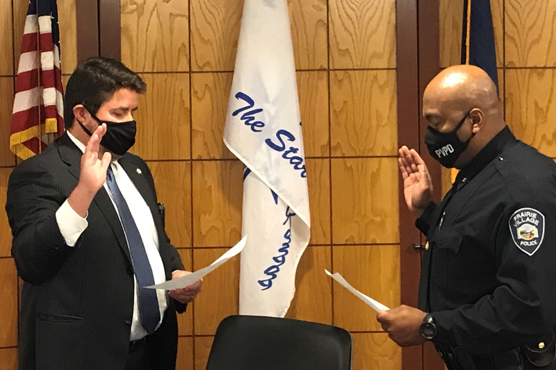 PV officially swears in Byron Roberson as city's first-ever Black ...